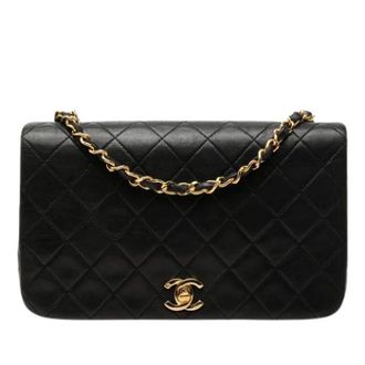 Chanel Pre-owned Quilted Lambskin Crossbody Bag - - Pre-owned - Damen - Schwarzk - ONE SIZE
