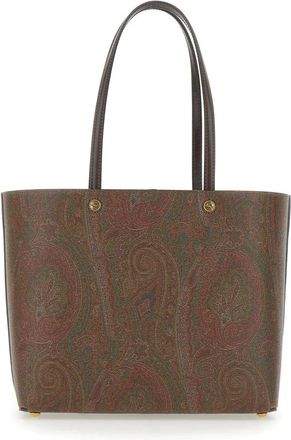 Etro Femme, Sacs, Brun, Taille: ONE Size Essential Medium Paisley Tote