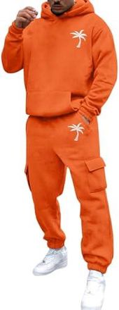 Generic Surv&ecirc;tement Homme Ensemble 2 Pi&egrave;ces Sweats &Agrave; Capuche et Pantalon de Sport Manches Longues Sportswear Survetement Hiver Casual Elegante Streetwear Tenu