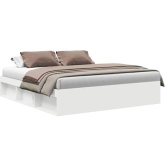 vidaXL Bettgestell Wei&szlig; 180x200 cm Vidaxl