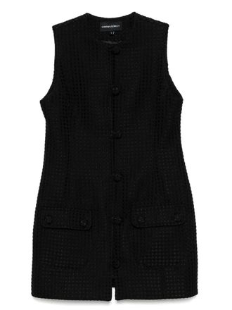 Cynthia Rowley robe Paige en jacquard - Noir