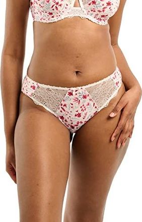Sans Complexe Julia_60PAJ21 Slips, Imprime Floral Ivoire, 50/52 Femme