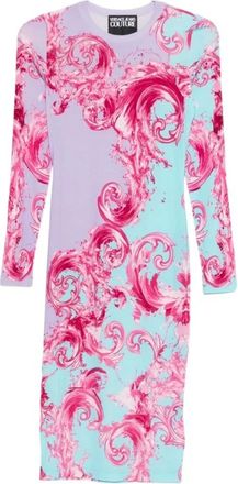 Versace Jeans Couture Femme, Robes, Violet, Taille: 40 FR Maxi Dress