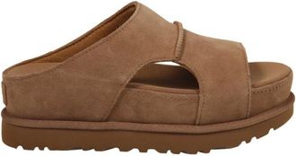 UGG Ugg, Femme, Chaussures, Brun, Taille: 40 EU Goldenstar Hi Cutout Slide