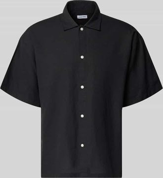 Jack & Jones Regular Fit Freizeithemd aus Baumwoll-Leinen-Mix