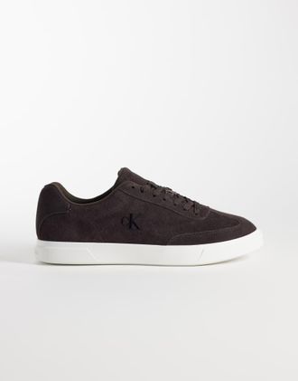 Calvin Klein Jeans - Baskets en daim avec semelle cuvette - Noir