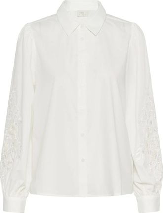 Kaffe Femme, Blouses et Chemises, Blanc, Taille: 48 FR Chemises