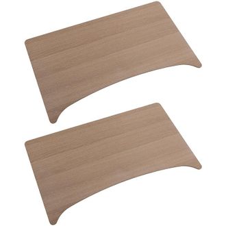 ebuy24 Aston Zusatzplatte, 2er-set, eiche