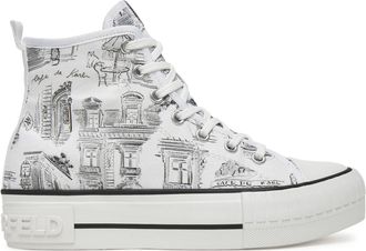 Karl Lagerfeld Sneakers aus Stoff KARL LAGERFELD KL60455 Weiß