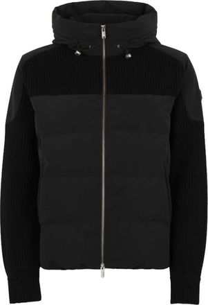 Moose Knuckles Homme, Vestes, Noir, Taille: XL Glenvale Knit Hybrid Jacket