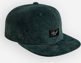 Reell Flat 6-Panel Cap dark green cord