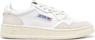 Autry Medalist Round-toe Leather Low Sneakers