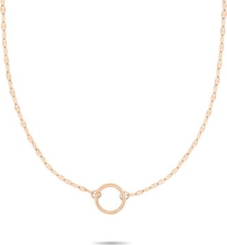 Tamaris Damen Halskette TJ-0685-N-45 aus Edelstahl in IP Roségold