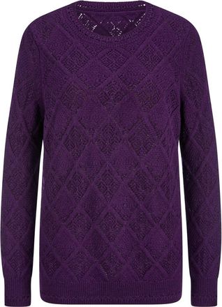 Anna Aura Rundhals-Pullover Anna Aura lila