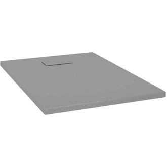 vidaXL Duschwanne smc Grau 100x70 cm Vidaxl