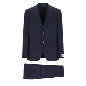 Caruso Homme, Costumes, Bleu, Taille: 3XL Single Breasted Suits