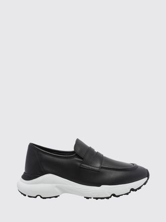 Tod's Mocassins en cuir de veau lisse avec barrette et semelle crant&eacute;e