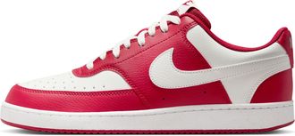 Nike Herren Court Vision Low Sneaker, Gym Red/Summit White, 44.5 EU