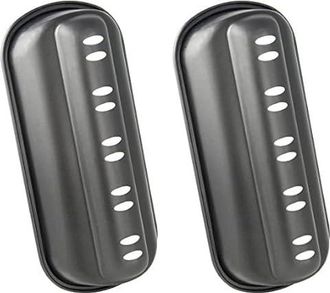 Zenker Stollen-Backform (31 x 7 x 15 cm) SPECIAL SEASON, Stollenhaube mit Antihaftbeschichtung, Backblech für Stollen (Farbe: Schwarz), Menge: 1 Stück (Packu