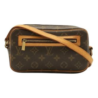 Louis Vuitton Pre-owned Vintage Canvas Crossbody Bag - - Pre-owned - Damen - Braun - ONE SIZE