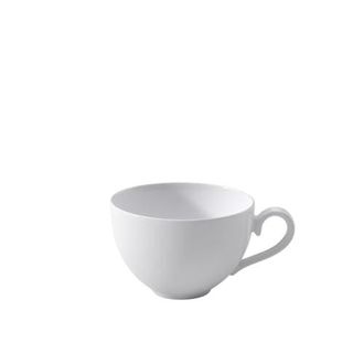 Villeroy & Boch Royal Tasse, filigrane Tasse mit geschwungenem Henkel aus hochwertigem Premium Bone Porzellan, spülmaschinenfest, 260 ml