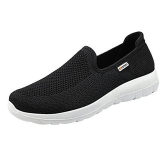 Generic Chaussures d&eacute;contract&eacute;es &agrave; enfiler pour homme - Chaussures de sport en maille l&eacute;g&egrave;res et respirantes - Antid&eacute;rapantes - Confortables - Pour le travail