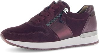 Gabor Damen Low-Top Sneaker, Frauen Sneaker,Freizeitschuhe,Turnschuhe,Laufschuhe,schn&uuml;rschuhe,schn&uuml;rer,Passform,Comfort,Mulberry,38.5 EU / 5.5 UK