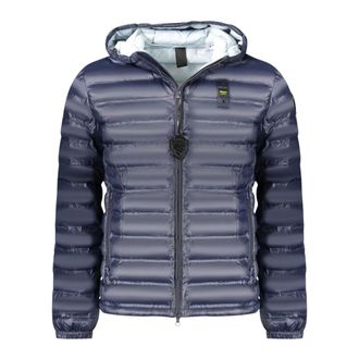 Blauer Homme, Vestes, Bleu, Taille: L Veste &agrave; manches longues avec capuche