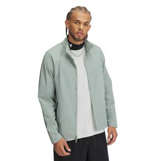 Under Armour Unstoppable Sweatshirt f&uuml;r Herren, Durchgehender Rei&szlig;verschluss (Gr&uuml;n)