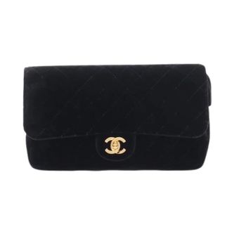 Chanel Pre-owned Vintage Clutch aus Stoff - - Pre-owned - Damen - Schwarzk - ONE SIZE