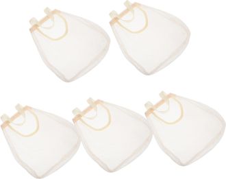 Garneck 5 Stück Teiliges Hängende Netz-gemüsesäcke Küchenaufbewahrung Wandmontage Atmungsaktive Wiederverwendbare Aufbewahrungsbeutel für Zwiebeln Kartoffeln 