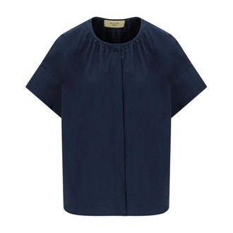 Max Mara Damen, Blusen & Hemden, Blau, MGr&ouml;&szlig;e