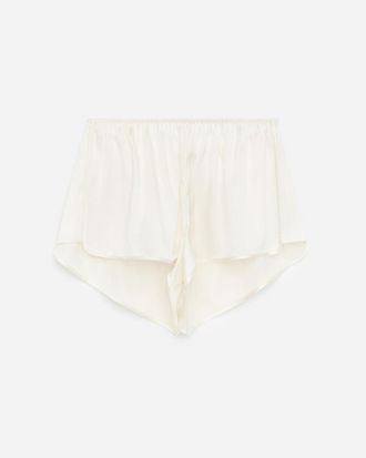 Arket Shorts Aus Stretch-Seide -Wei&szlig;