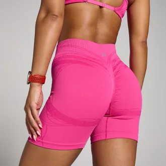 MyProtein MP Damen Hybrid Nahtlos Shorts - Bonbon Rosa - S