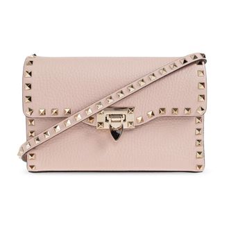 Valentino Garavani Kleine Rockstud Umh&auml;ngetasche - - Bags - Damen - Rosa - ONE SIZE
