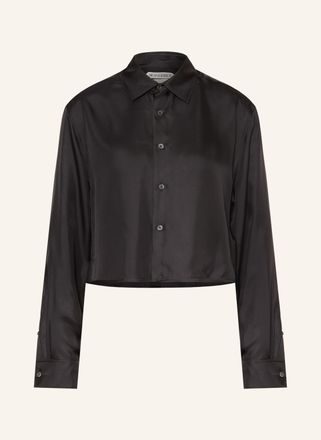J.W.Anderson Jw Anderson Hemdbluse Aus Seide Mit Umschlagmanschette schwarz