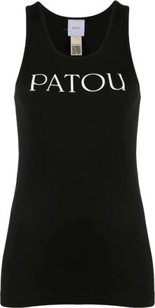 Patou Femme, Tops, Noir, Taille: 36 FR Iconic Tank