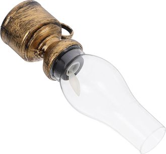 BESPORTBLE TOYANDONA Retro Elektronische Petroleumlampe mit Flackerlicht und Wackel Effekt Batteriebetriebene Vintage Kerosinlampe f&uuml;r Tischdekoration und Innenr