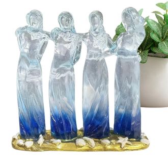 Generico Schwester-Skulptur - Figur aus Kunstharz, 20 cm, emotionale Freundschaftskunst, dekorative Schwestern, Sammlerst&uuml;ck, f&uuml;r Frauen, Geburtstag, Weihnacht