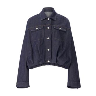 Dries Van Noten Balloon Denim Jacket - - Jackets - Damen - Blau - S