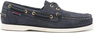Sebago Homme, Chaussures, Bleu, Taille: 43 1/2 EU Docksides Portland Nubuck