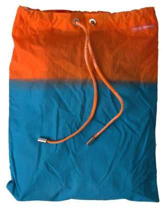 Dolce & Gabbana Mens Orange Blue Gradient Beachwear Swimwear Shorts Nylon Elastane