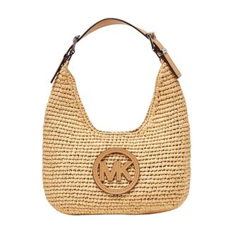 Michael Kors SM Hobo Schultertasche - - Bags - Damen - Beige - ONE SIZE
