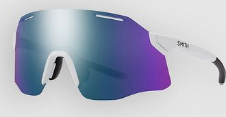 Smith Vert White +Bonus Lens Sonnenbrille chromapop violet mirror