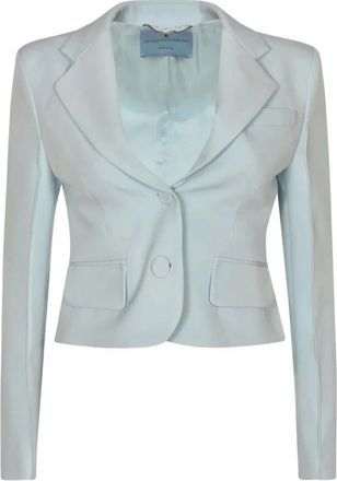 Ermanno Scervino Femme, Vestes, Bleu, Taille: 34 FR Giacca Monopetto