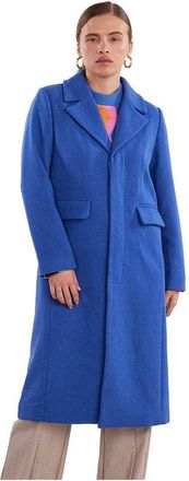 Vero Moda Y.A.S Damen YASLIMA LS Wool Mix Coat S. NOOS Wollmantel, Federal Blue, XXL