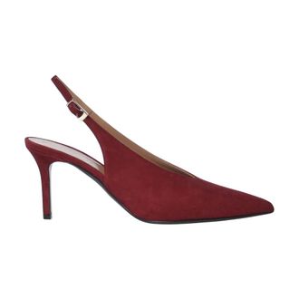 Giuliano Galiano Tara Wildleder-Slingback-Pumps - - Shoes - Damen - Rot - 37 EU