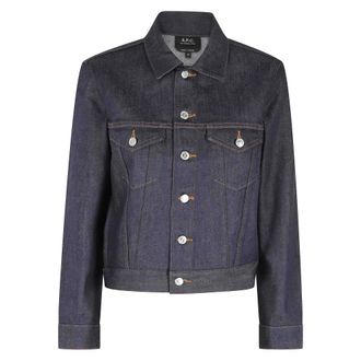 A.P.C. A.p.c., Femme, Vestes, Bleu, Taille: 40 FR Veste Dion