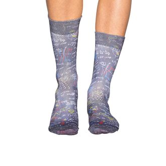 Wigglesteps | Mens Calf Length | Trigonometry Collection | EU 41-46 (Dark Grey)