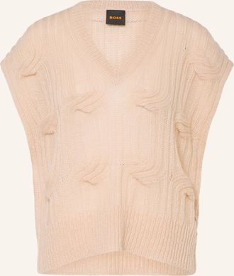 HUGO BOSS Pullunder Famaena Mit Mohair orange